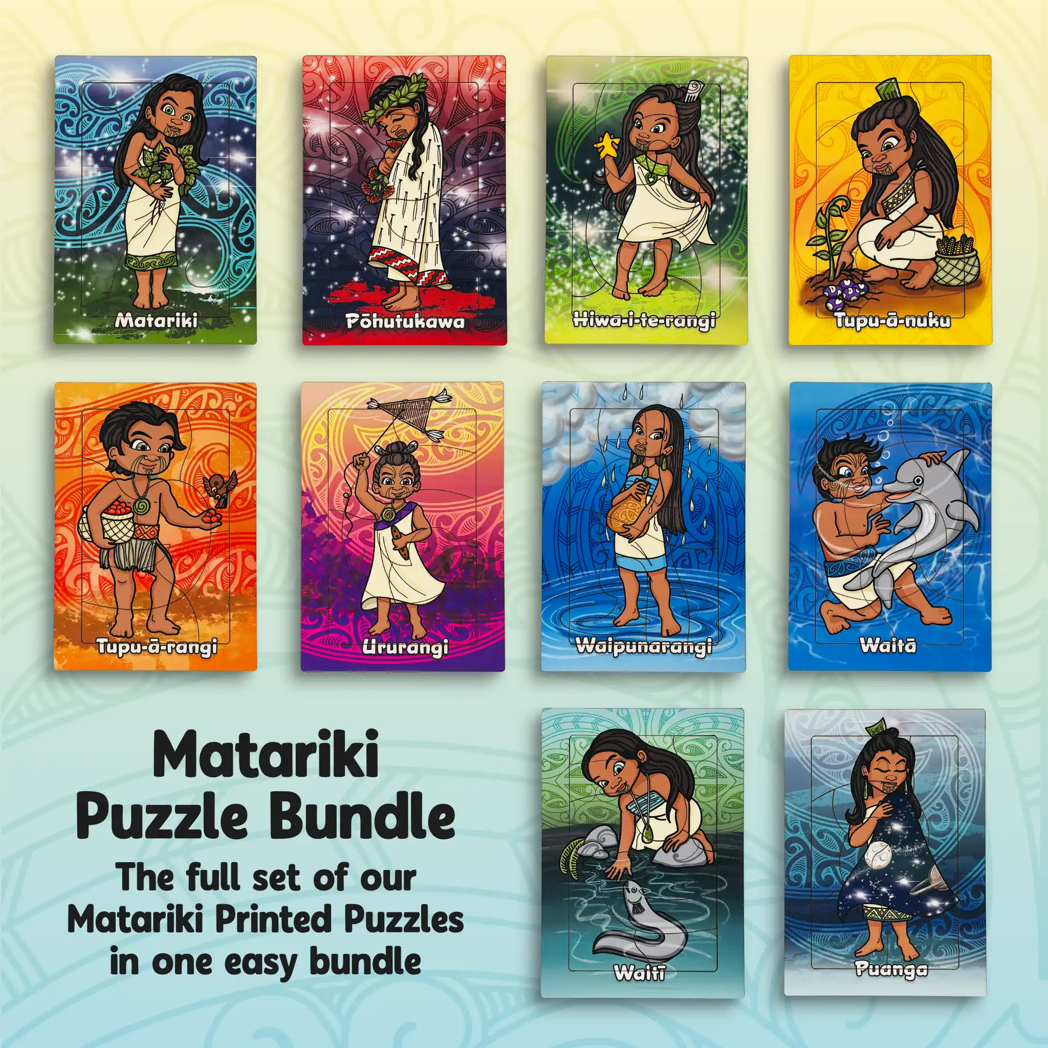 Matariki Printed Puzzles Complete Bundle – Ako Learning Resources