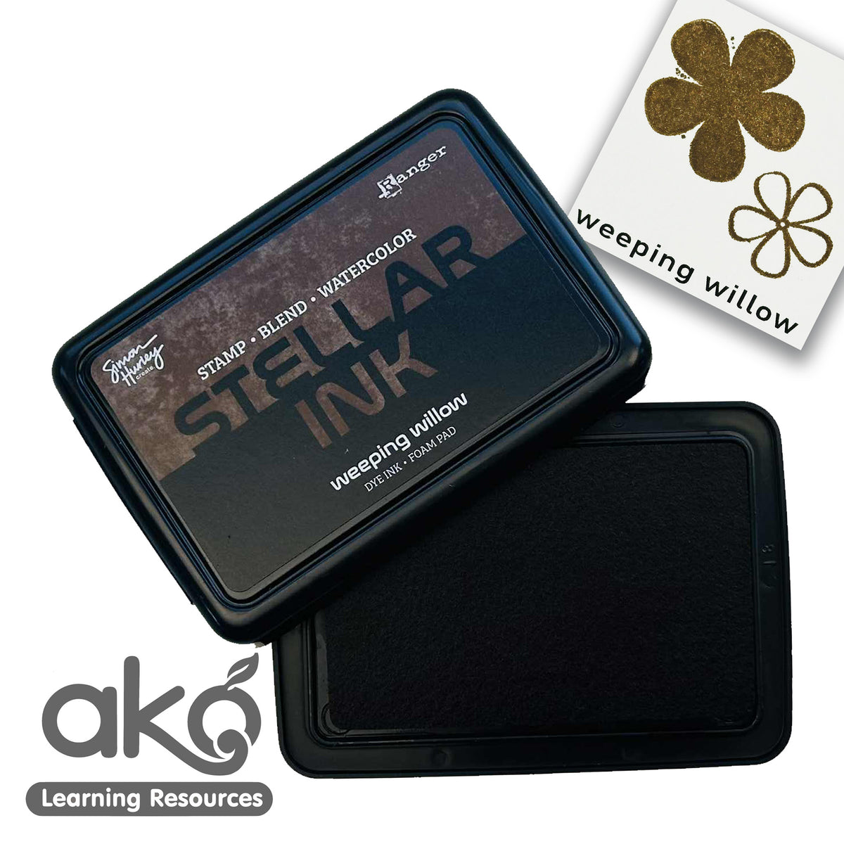 Ranger Stellar Ink - Weeping Willow Brown Ink Pad – Ako Learning Resources